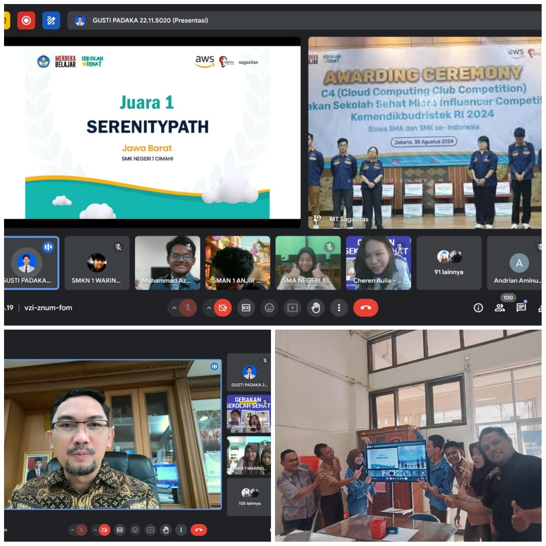 SMK Negeri 1 Cimahi Raih Juara 1 Cloud Computing Club Competition (C4 ...